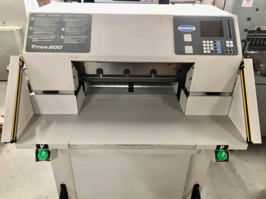 Challenge Titan 200A Programmable Paper Cutter | Buy Refurbished ...
