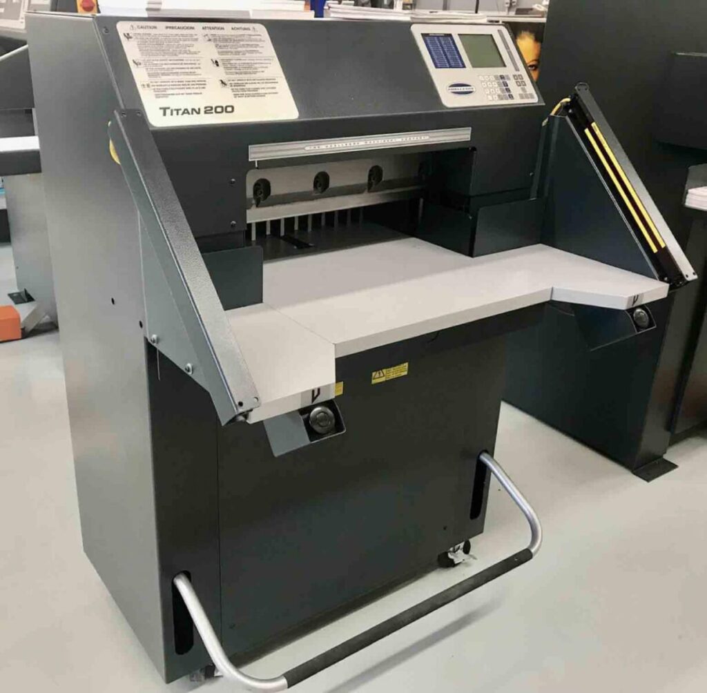 Challenge Titan 200B Programmable Hydraulic Paper Cutter | Buy ...