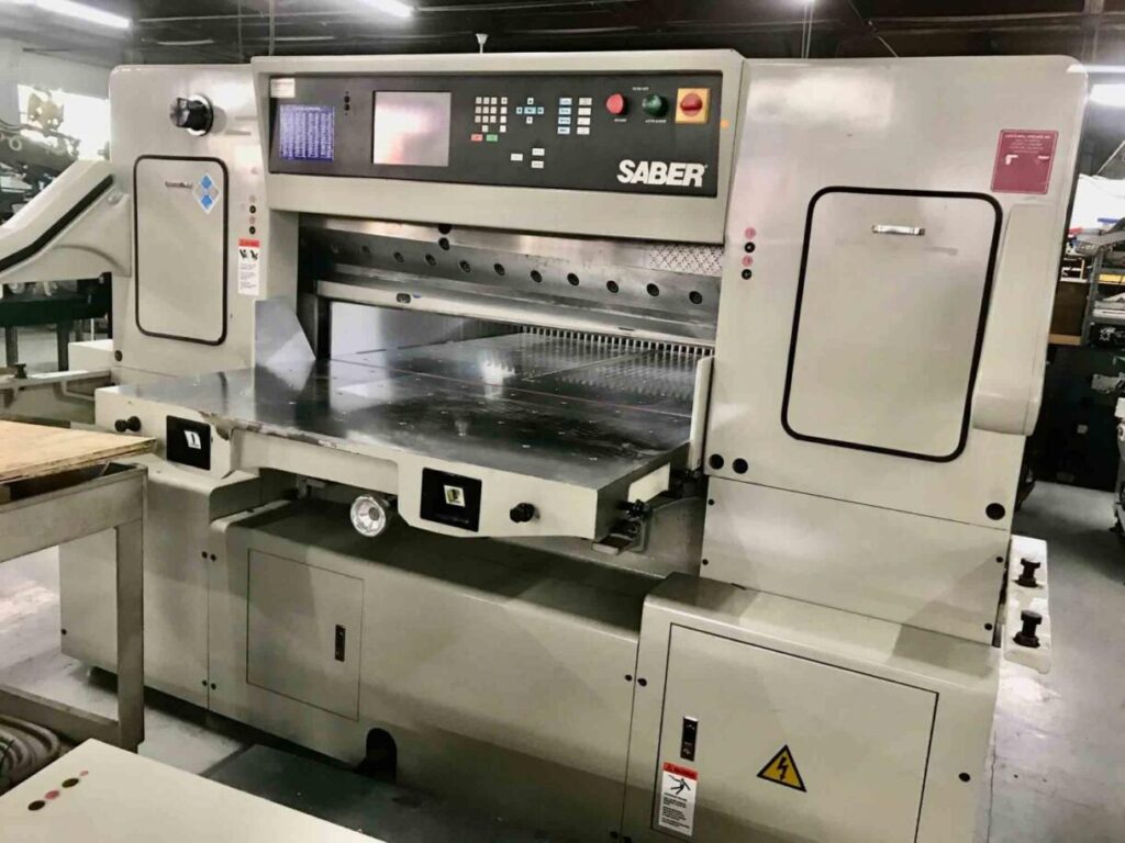 Saber 116 Programmable Paper Cutter | Buy Refurbished Equipment ...